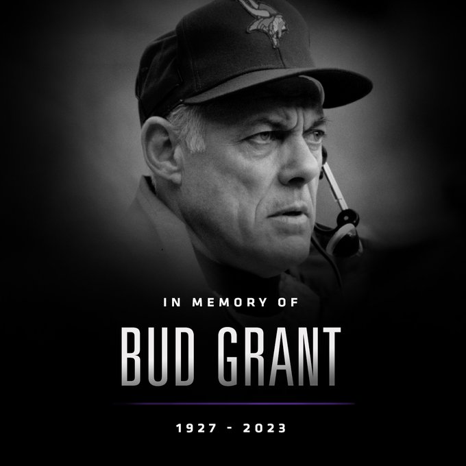 Former Minnesota Vikings Coach Bud Grant Dies At Age 95 | Fergus Now